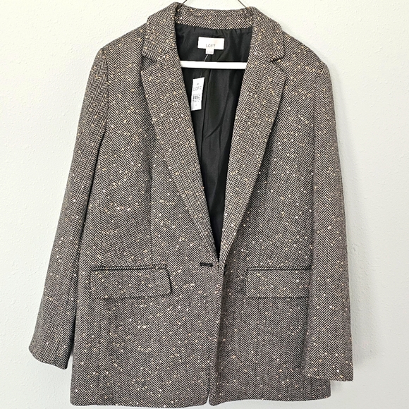 LOFT | Jackets & Coats | Nwt Loft Jacket With Sequence | Poshmark